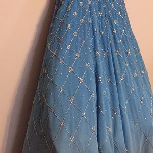 Riva Designs | Dresses | Riva Designs Turquoise Ball Gown | Poshmark